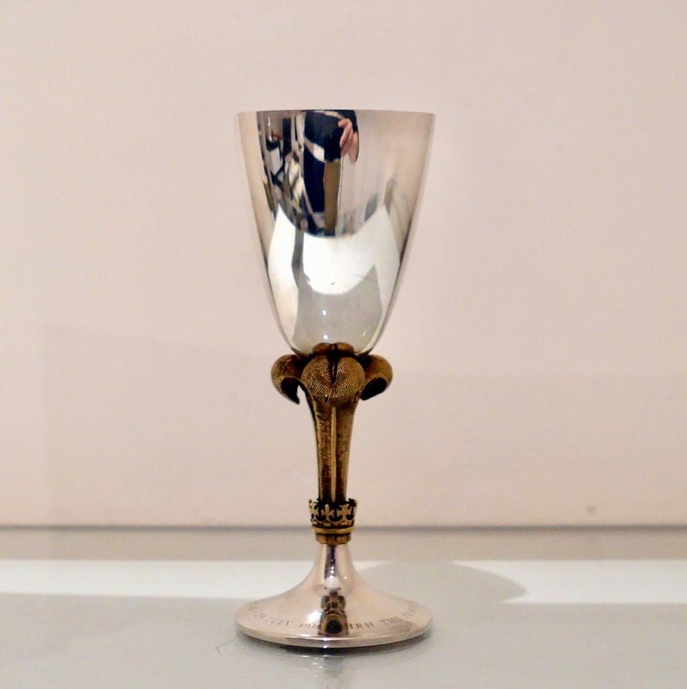 Modern Sterling Silver Wine Goblet London 1981 Stuart Devlin For Sale ...