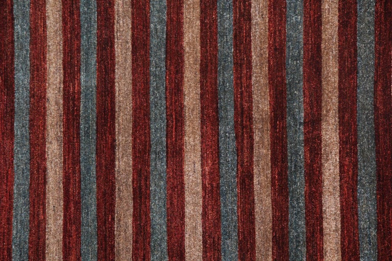 Modern Striped Rug Contemporary Oriental Rugs, Handwoven Carpet for ...