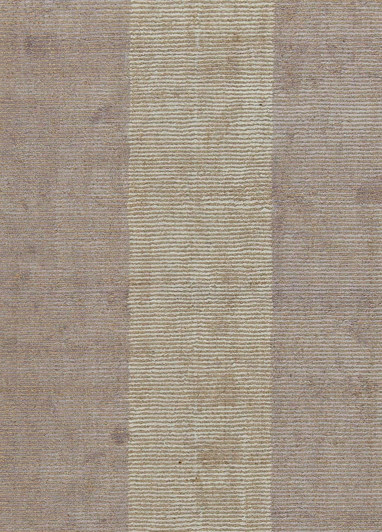 Modern Striped Valeno Grid Rug by Doris Leslie Blau For Sale at 1stDibs