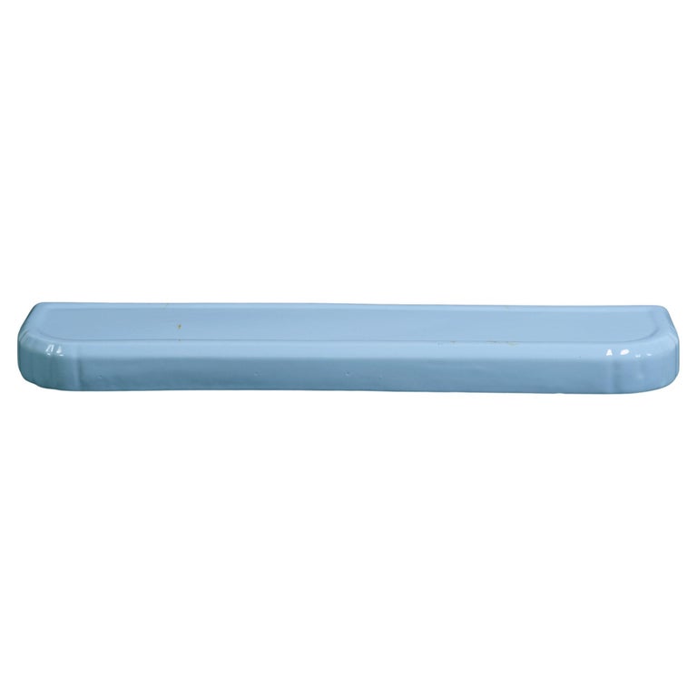 Modern Style Blue Porcelain Bathroom Shelf with Lip Europe For Sale at ...