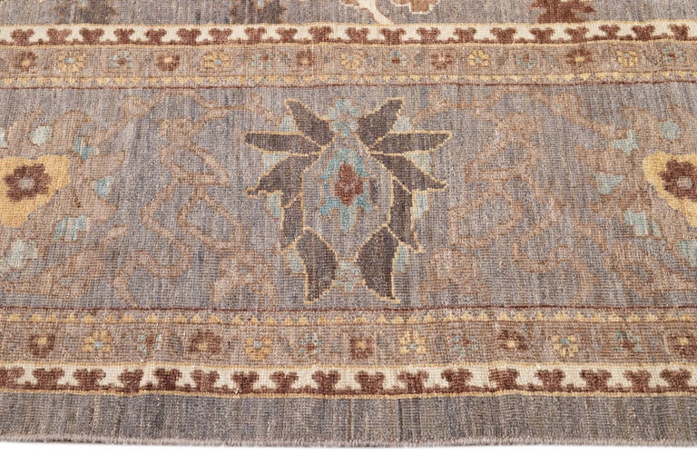 Modern Sultanabad Rug For Sale at 1stDibs