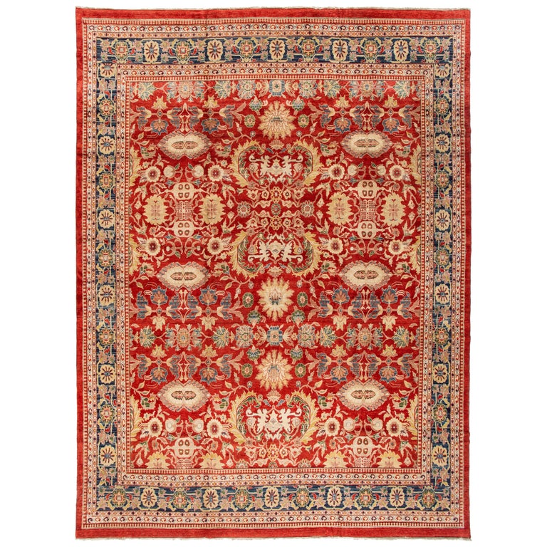 Modern Sultanabad Style Rug For Sale at 1stDibs