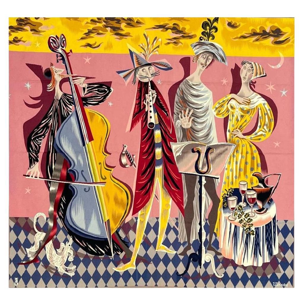 Modern Tapestry by Marc Saint Saens “Le Quatuor” For Sale at 1stDibs ...