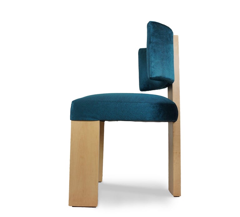 Modern Three-Legged Dining Chair For Sale at 1stDibs