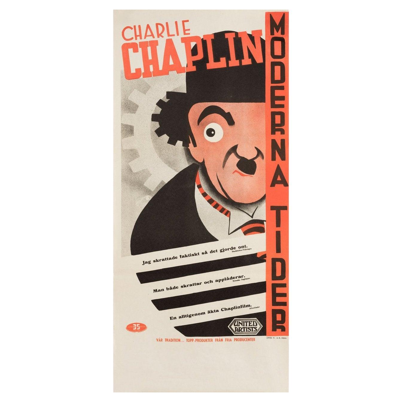 Charlie Chaplin Modern Times Poster