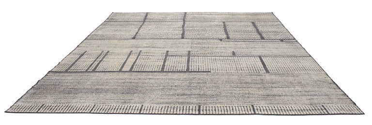 Modern Tribal Rug with an Abstract Design For Sale at 1stDibs