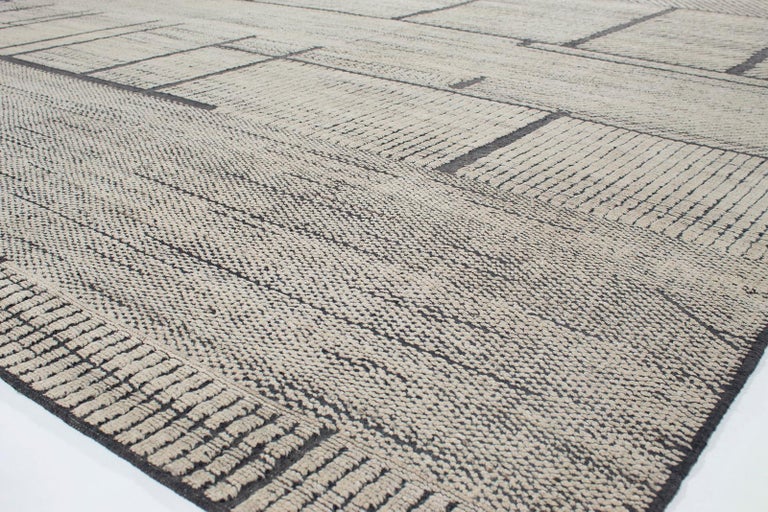 Modern Tribal Rug with an Abstract Design For Sale at 1stDibs