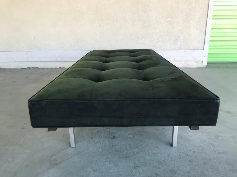 Modern Tufted Suede Daybed or Bench, 2000 For Sale at 1stDibs