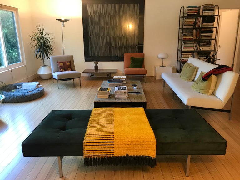 Modern Tufted Suede Daybed or Bench, 2000 For Sale at 1stDibs