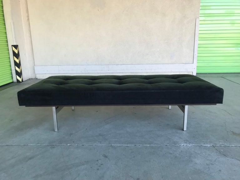 Modern Tufted Suede Daybed or Bench, 2000 For Sale at 1stDibs