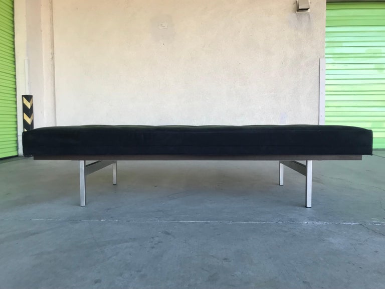 Modern Tufted Suede Daybed or Bench, 2000 For Sale at 1stDibs