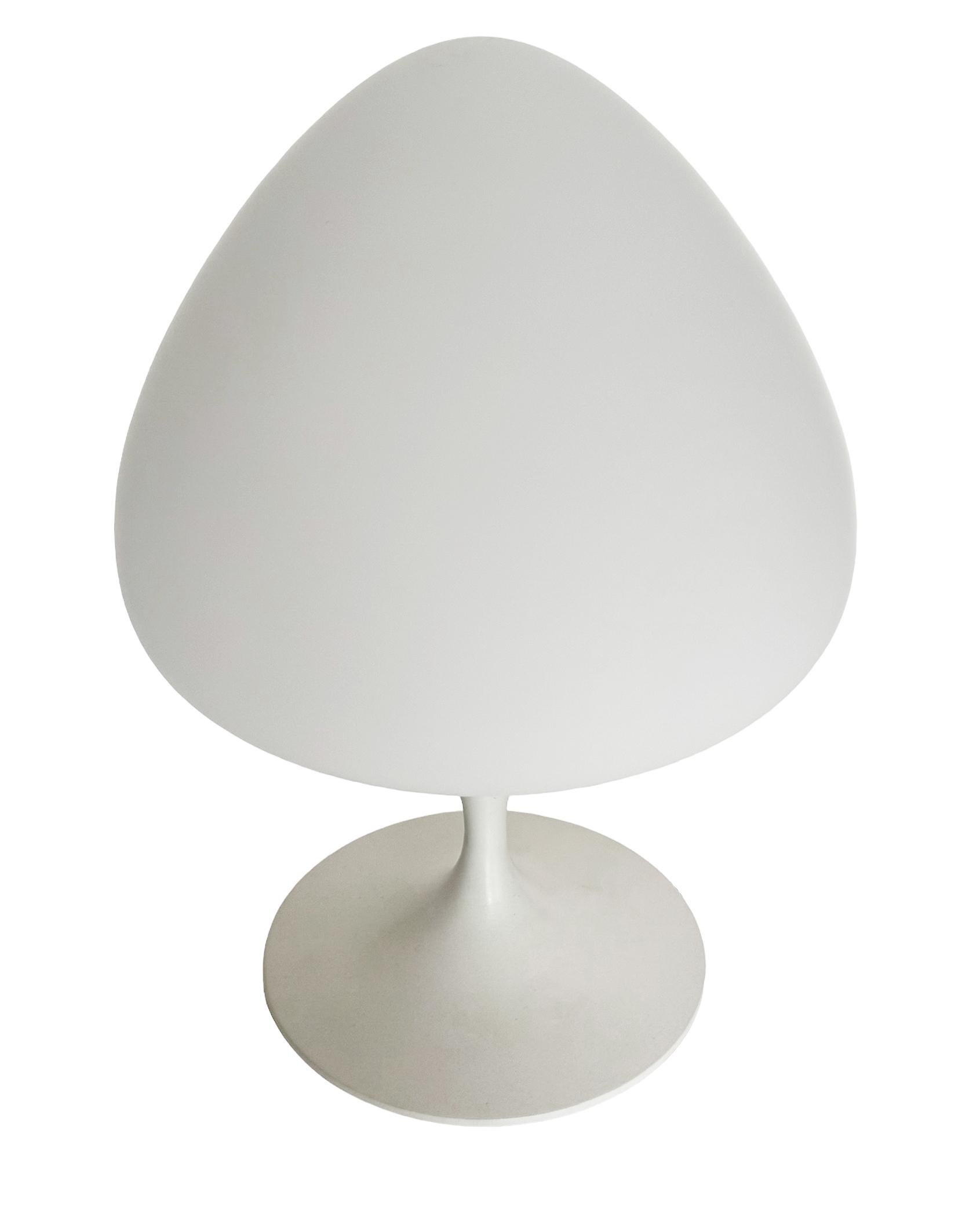 Modern Tulip Bedside Table Lamp or Desk Lamp by Designline in White ...