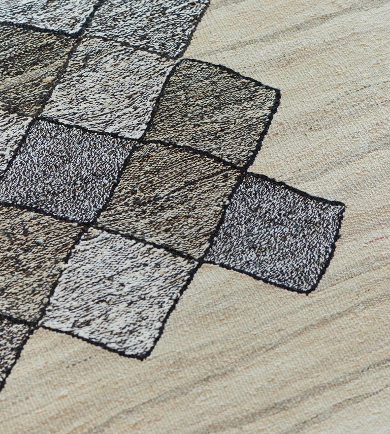 Modern Turkish Deco Inspired Wool Rug For Sale at 1stDibs