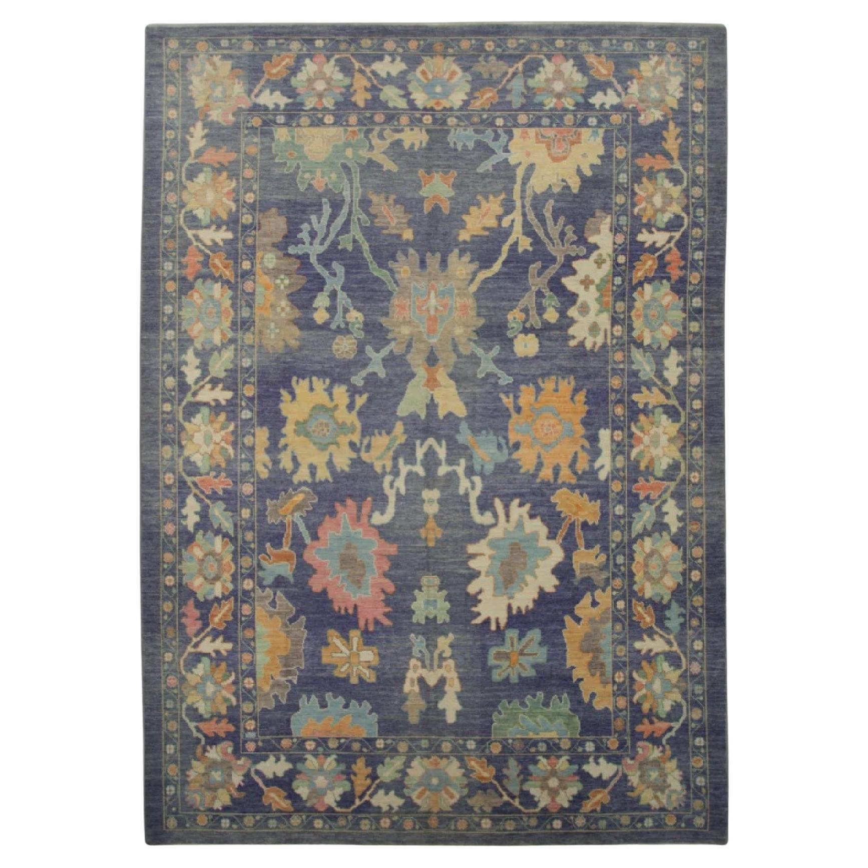 Modern Turkish Oushak Rug For Sale at 1stDibs