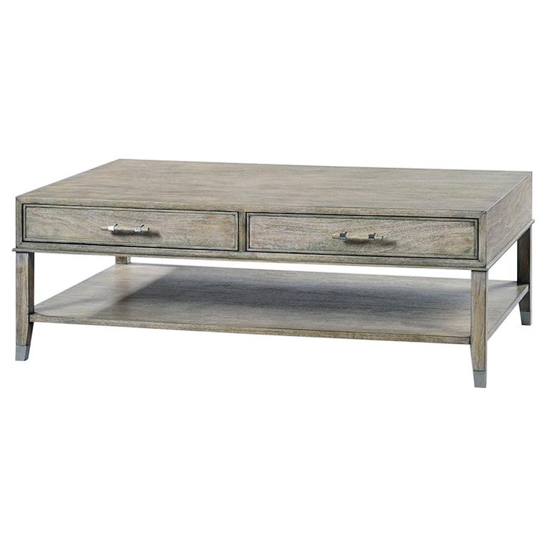 Modern Two-Tier Coffee Table For Sale at 1stDibs