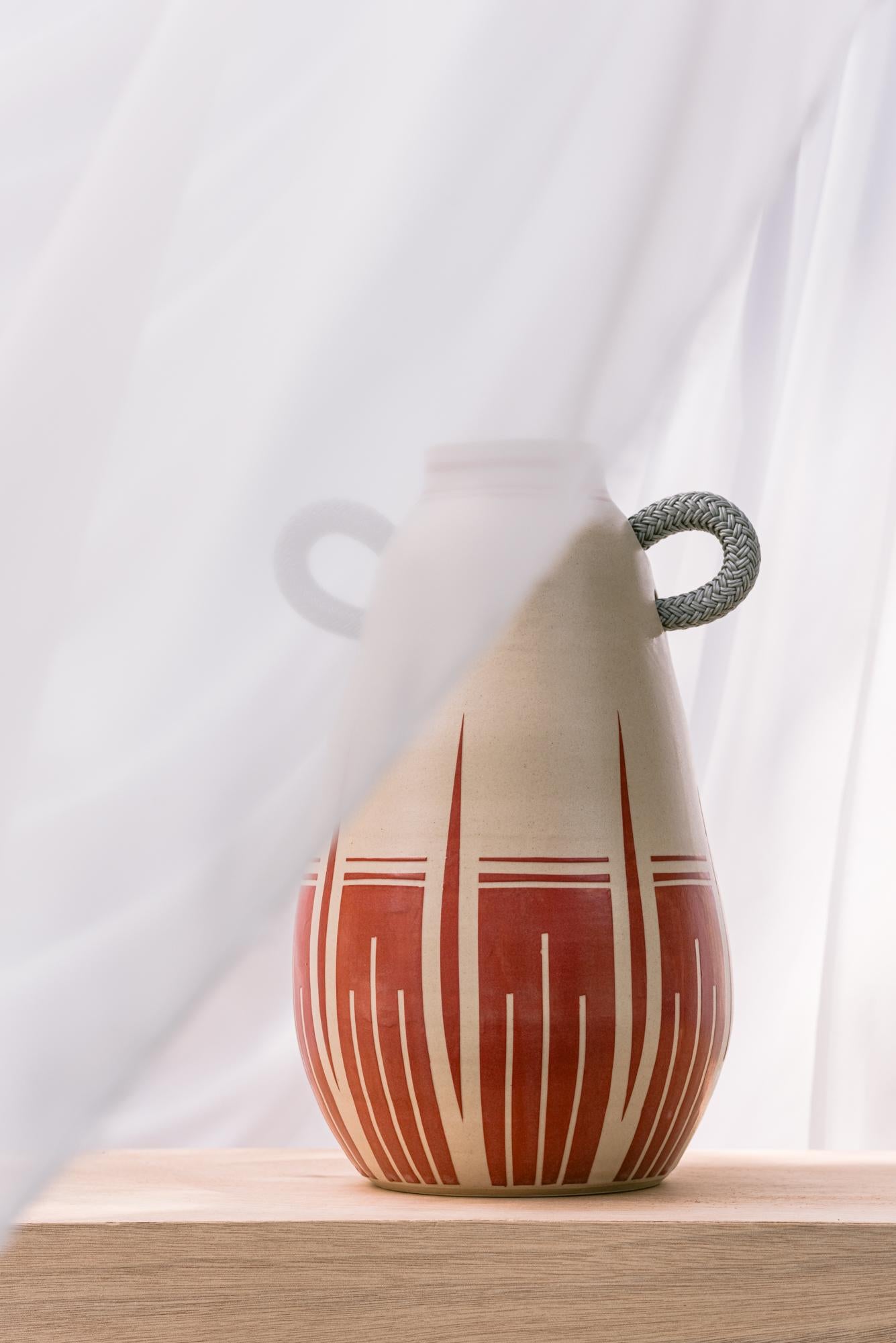 Modern vase inspired by ancient culture made to order diff. Colours and ...