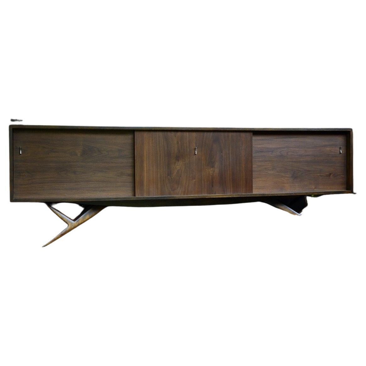 Modern Vintage Classic Walnut Sideboard, 1960s For Sale at 1stDibs