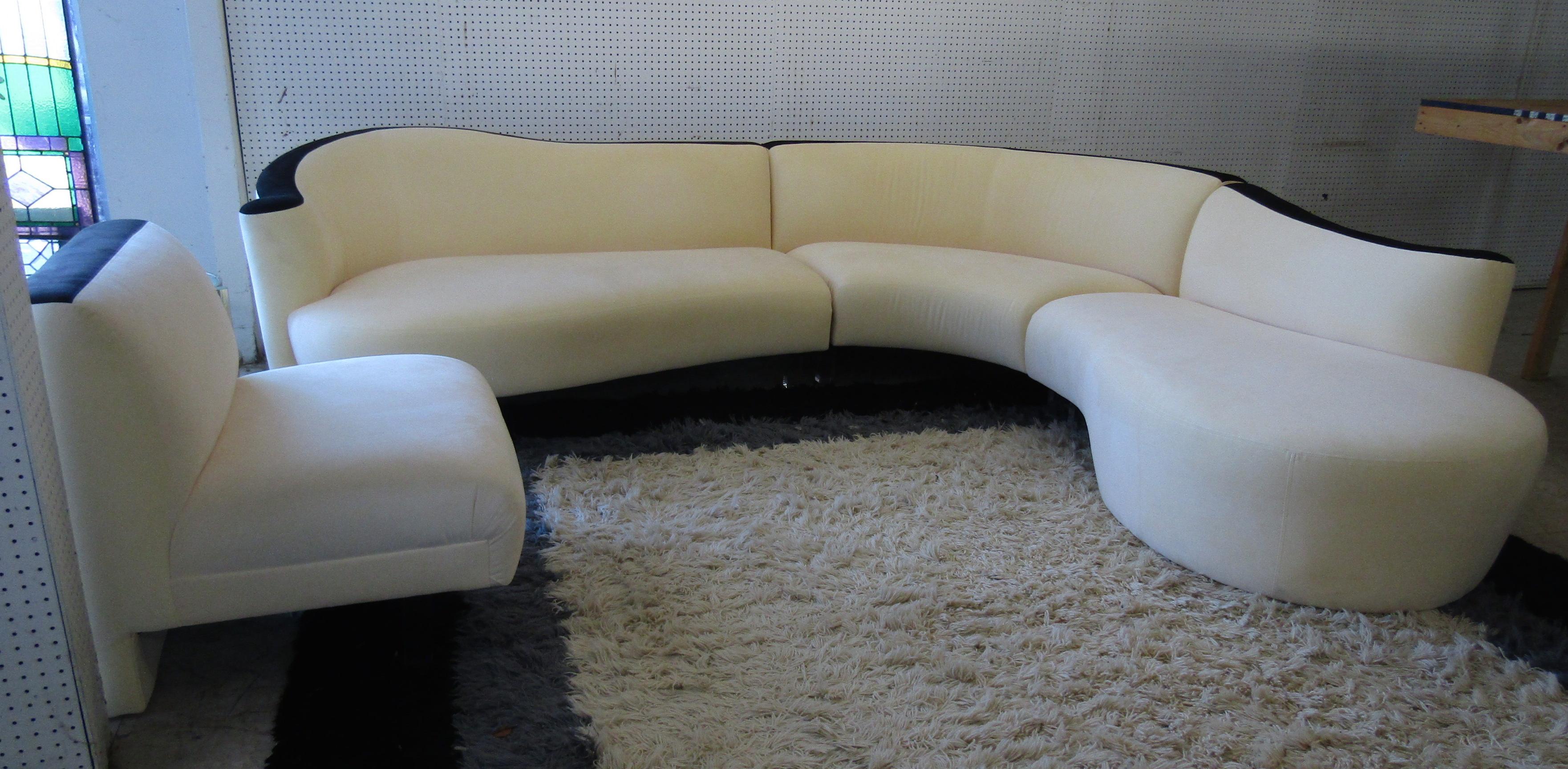 Modern Robert Ebel Sofa by Weiman For Sale at 1stDibs