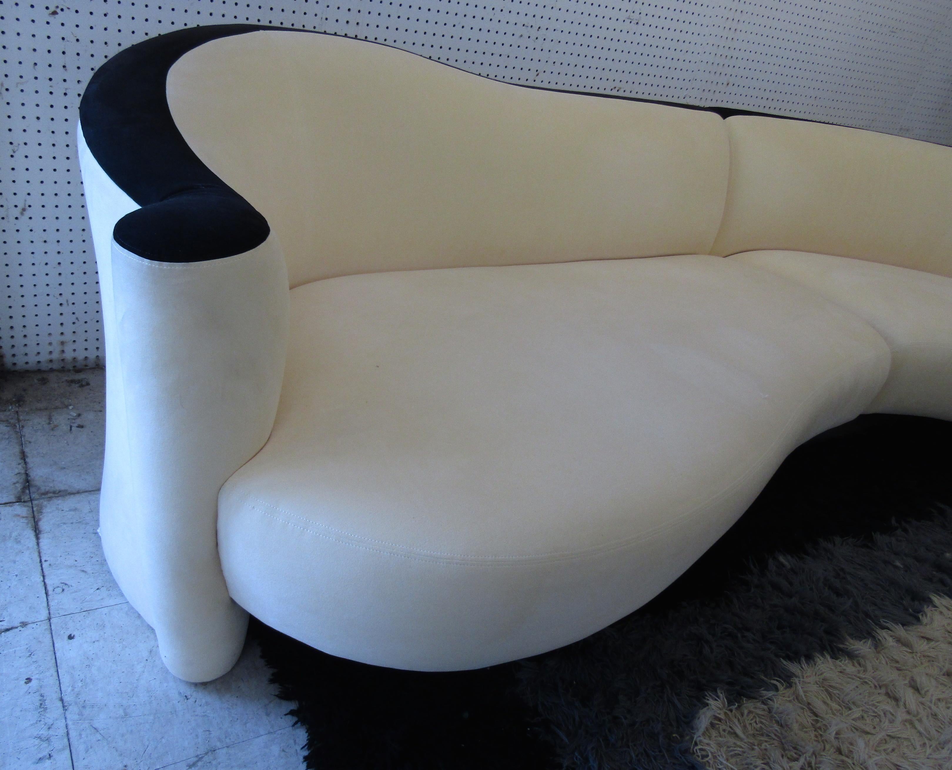 Modern Robert Ebel Sofa by Weiman For Sale at 1stDibs