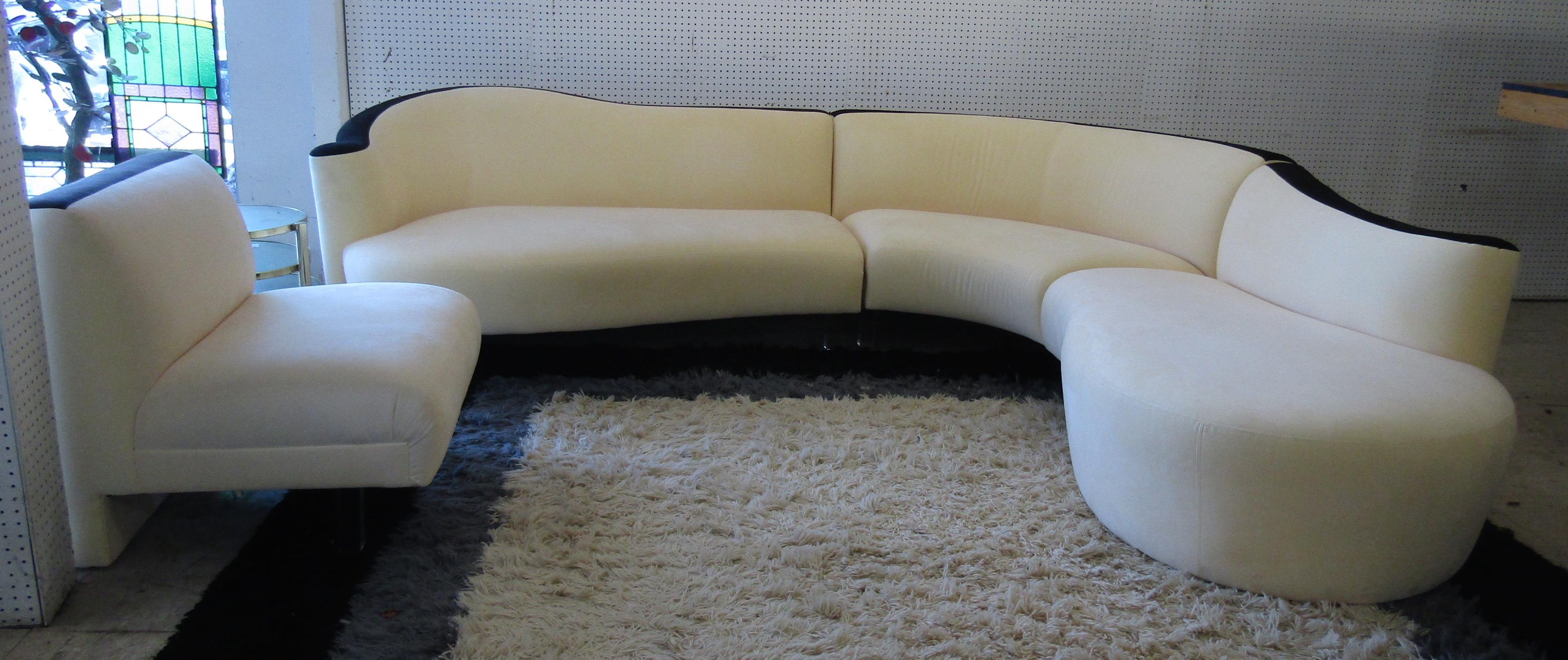 Modern Robert Ebel Sofa by Weiman For Sale at 1stDibs