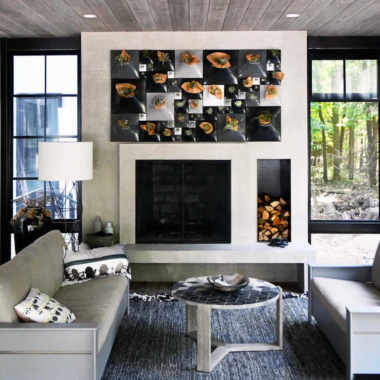 Modern Wall Sculpture, Large Custom Wall Art, Living Wall Decor, Price ...
