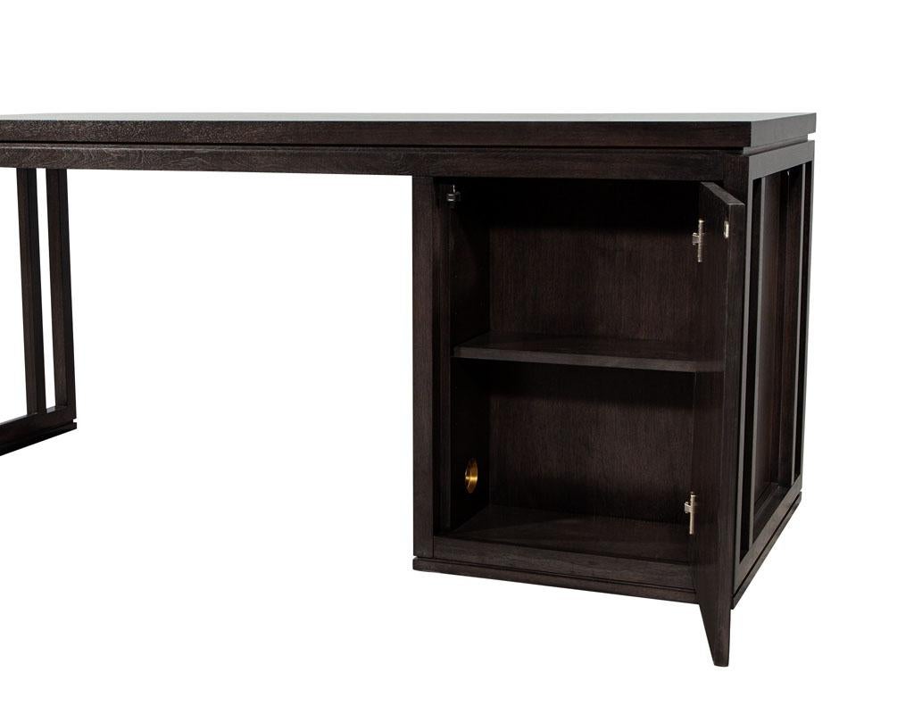 Modern Walnut Office Desk at 1stDibs | walnut office furniture