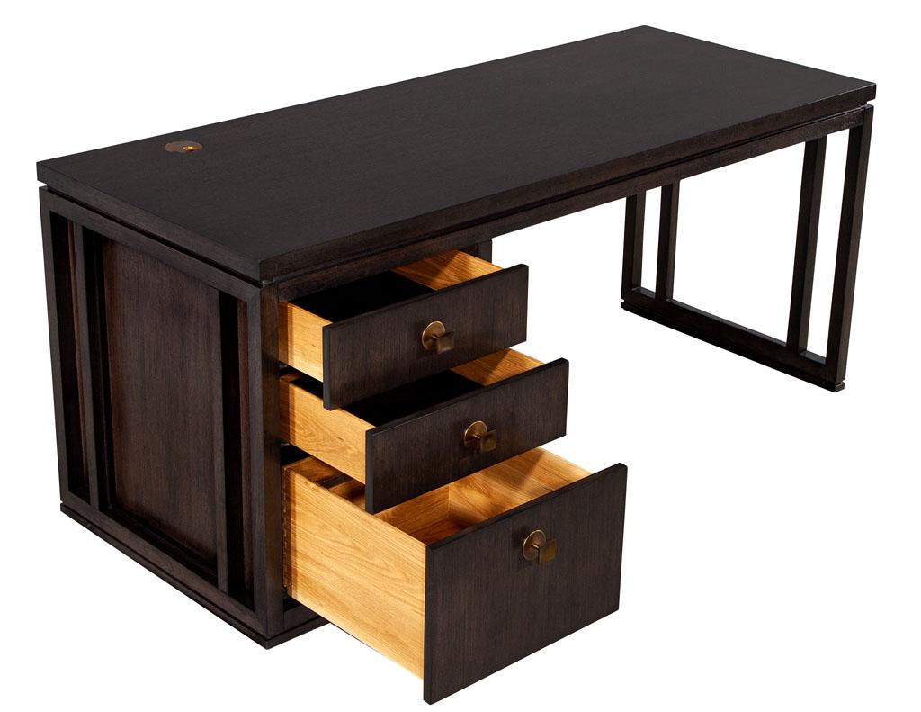 Modern Walnut Office Desk at 1stDibs | walnut office furniture