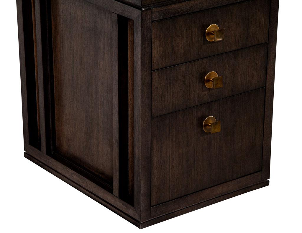 Modern Walnut Office Desk at 1stDibs | walnut office furniture