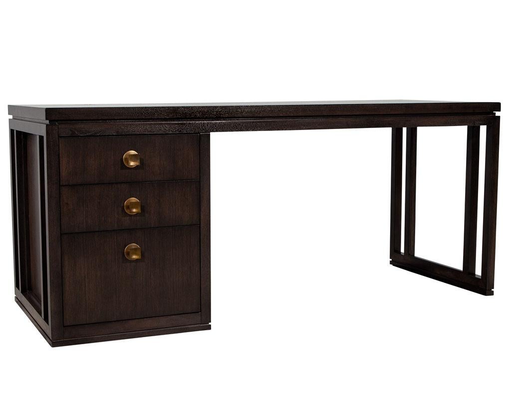 Modern Walnut Office Desk at 1stDibs | walnut office furniture
