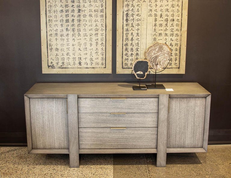 Modern Washed Finished Sideboard Barbara Barry Horizon Buffet For Sale ...