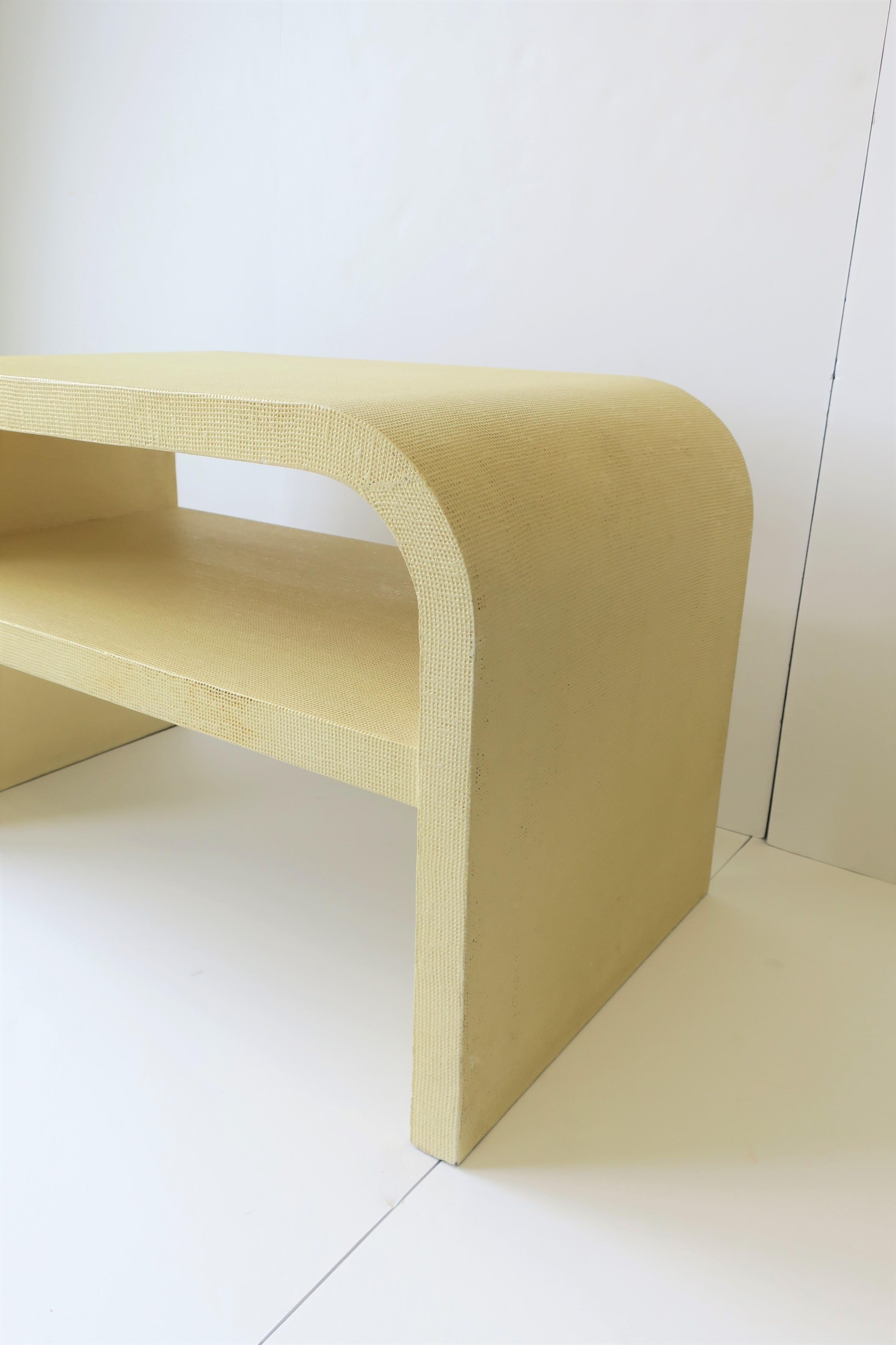 Modern Waterfall Table, circa 1980s at 1stDibs | vintage waterfall ...