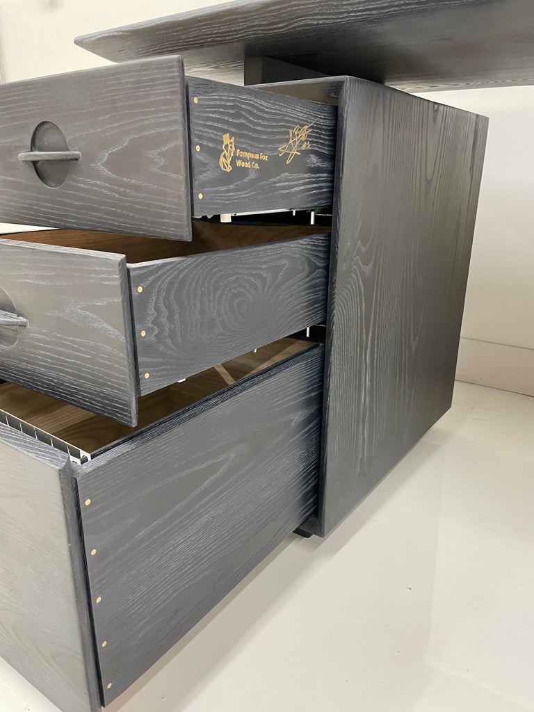 Modern White Ash Odin Desk from the Signature Series by Pompous Fox For ...