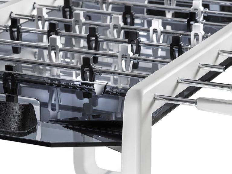 Modern Foosball Table with Smoked Glass Playing Field by Impatia For ...