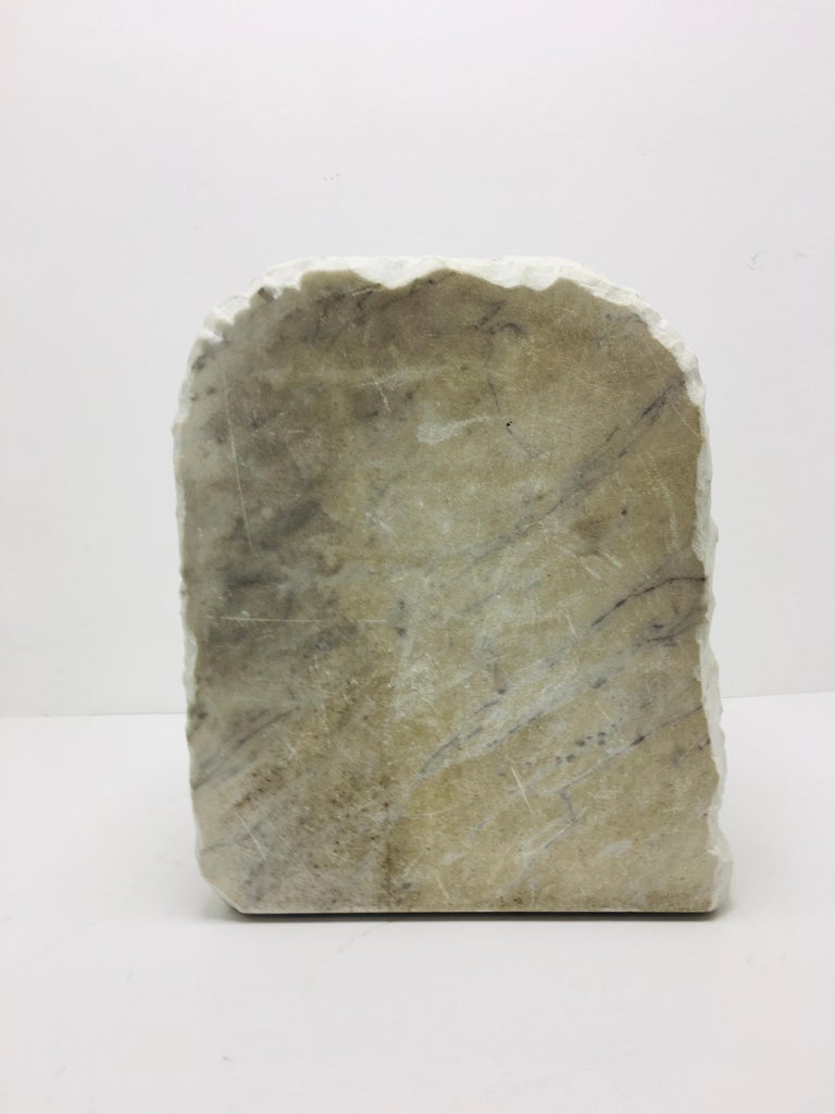 Modern White Marble Female Face by Kryston TK, 1990 For Sale at 1stDibs