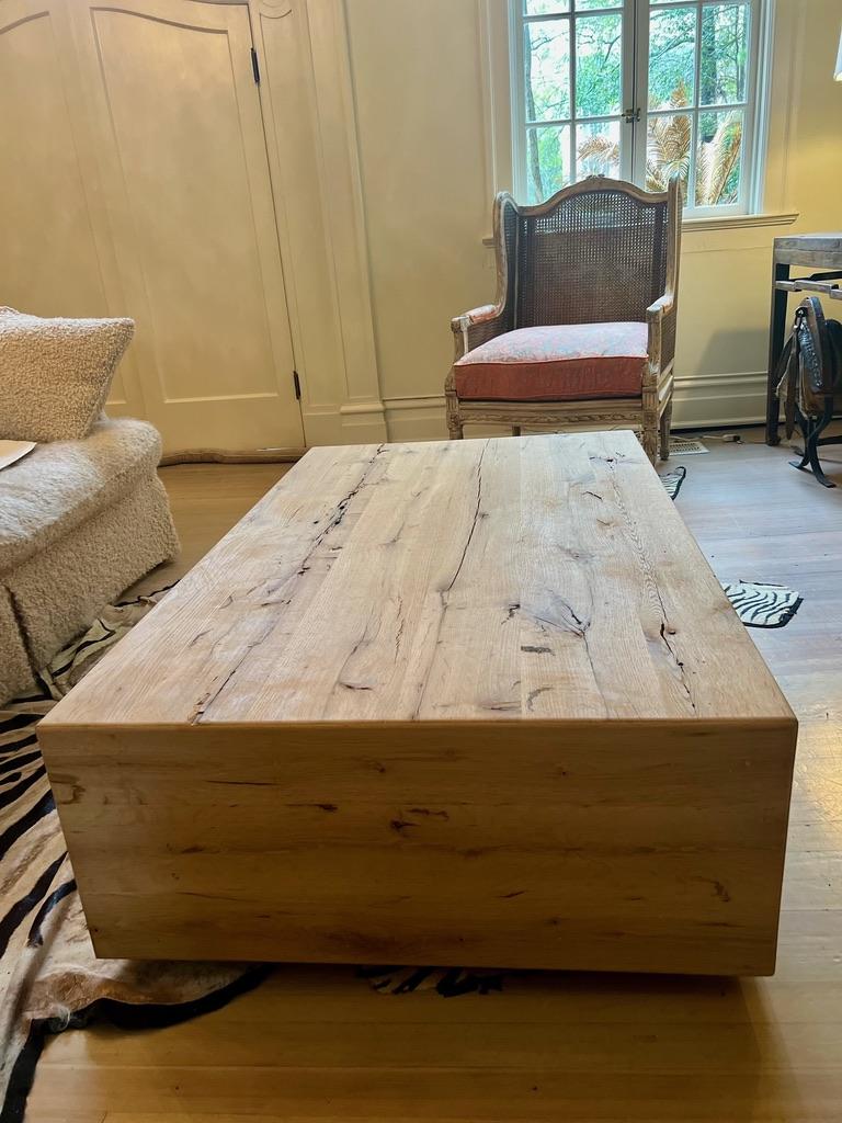 Modern White Oak Handmade Center Table by Fortunata Design For Sale at ...