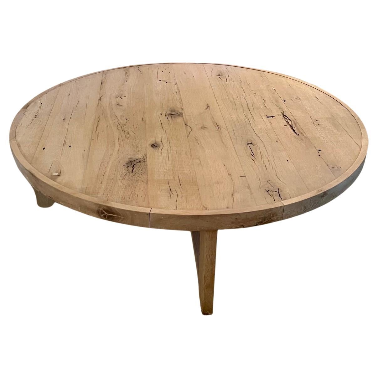 Modern White Oak Handmade Center Table by Fortunata Design For Sale at ...