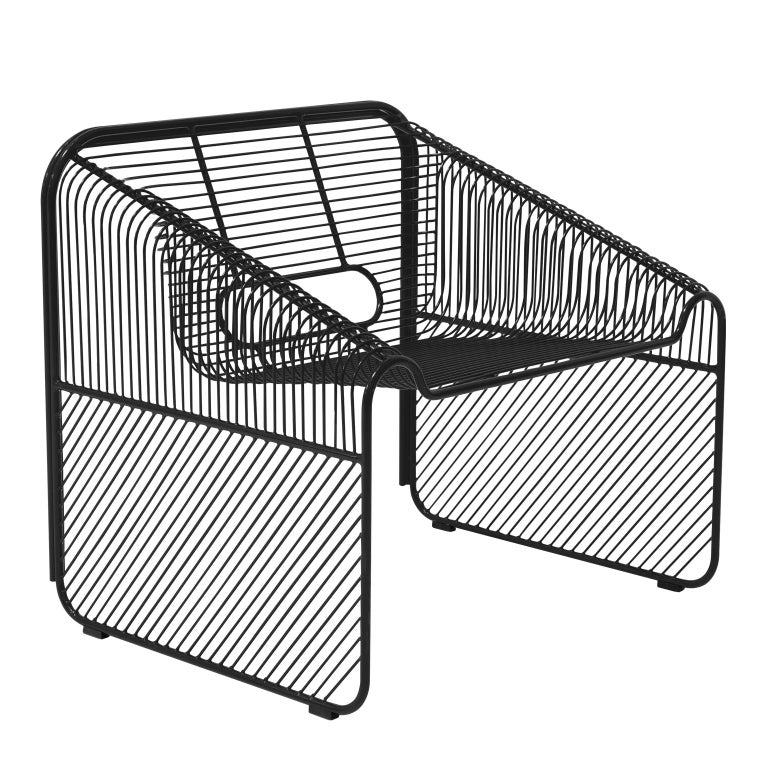 Modern Wire Lounge Chair "Hot Seat" by Bend Goods at 1stDibs