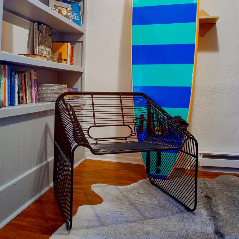 Modern Wire Lounge Chair "Hot Seat" by Bend Goods at 1stDibs