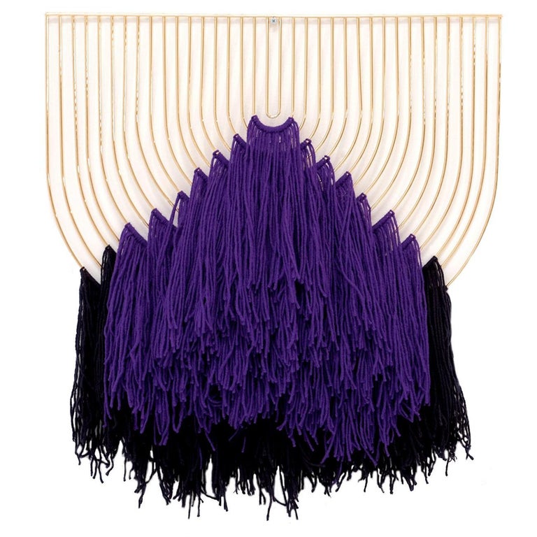 Modern Wire Macrame Art Piece by Bend Goods at 1stDibs