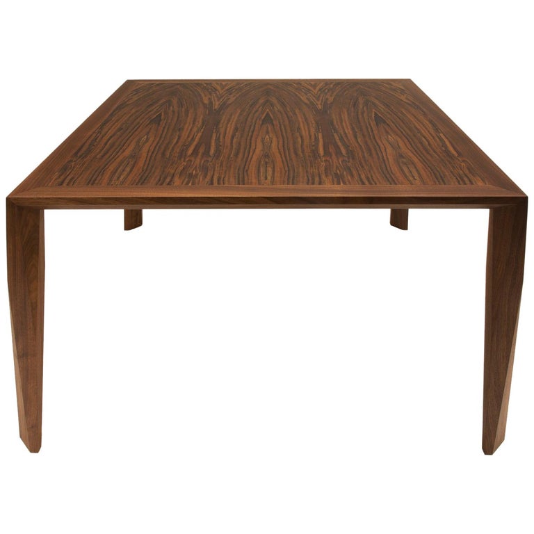 Modern Wood Dining Table, in Walnut, by Studio DiPaolo For Sale at 1stDibs