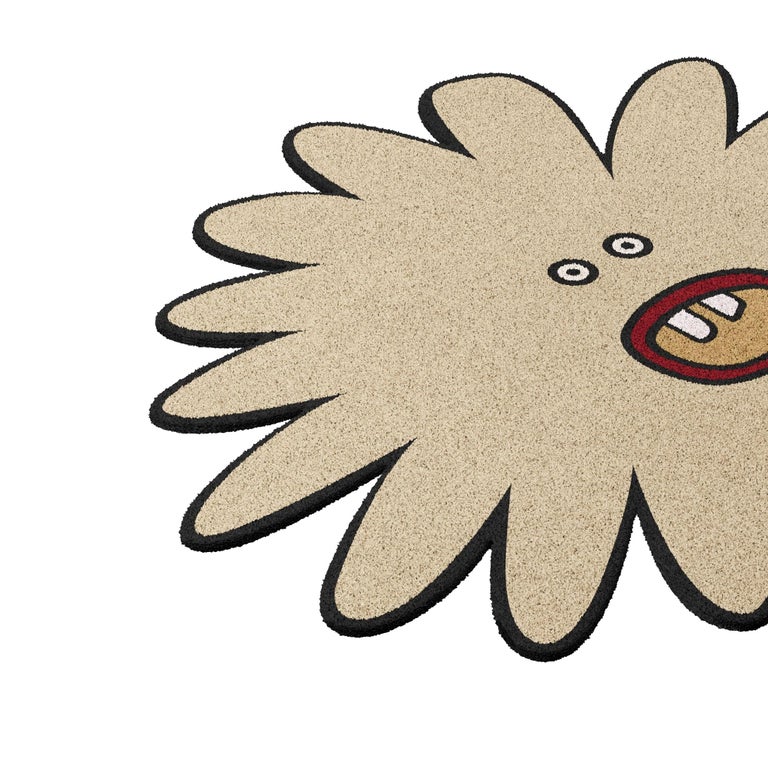 Modern Wool Fun Shaped Design Rug for Kids Room For Sale at 1stDibs