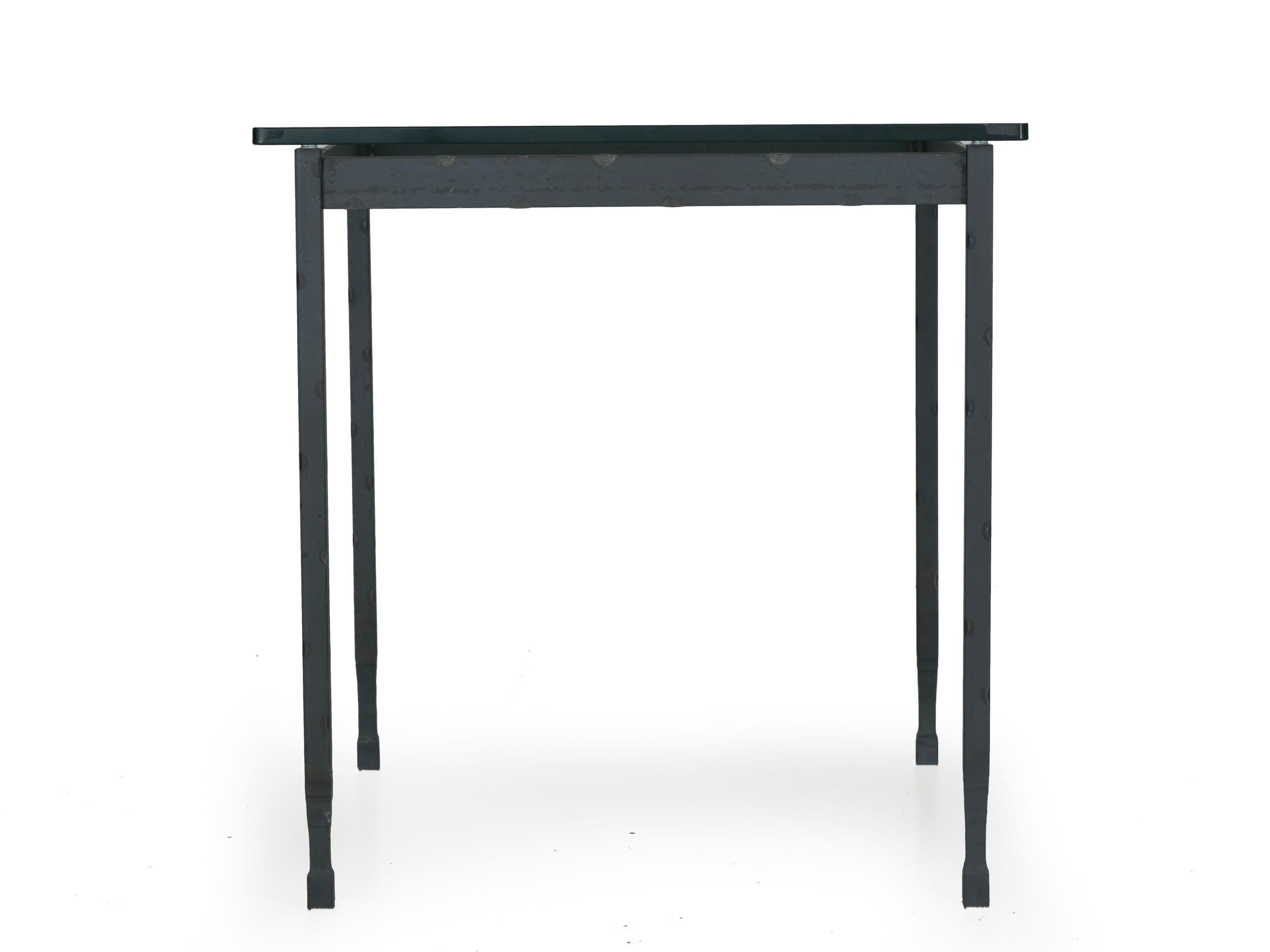 Modern Wrought Iron Accent Side Table by Charleston Forge For Sale at ...
