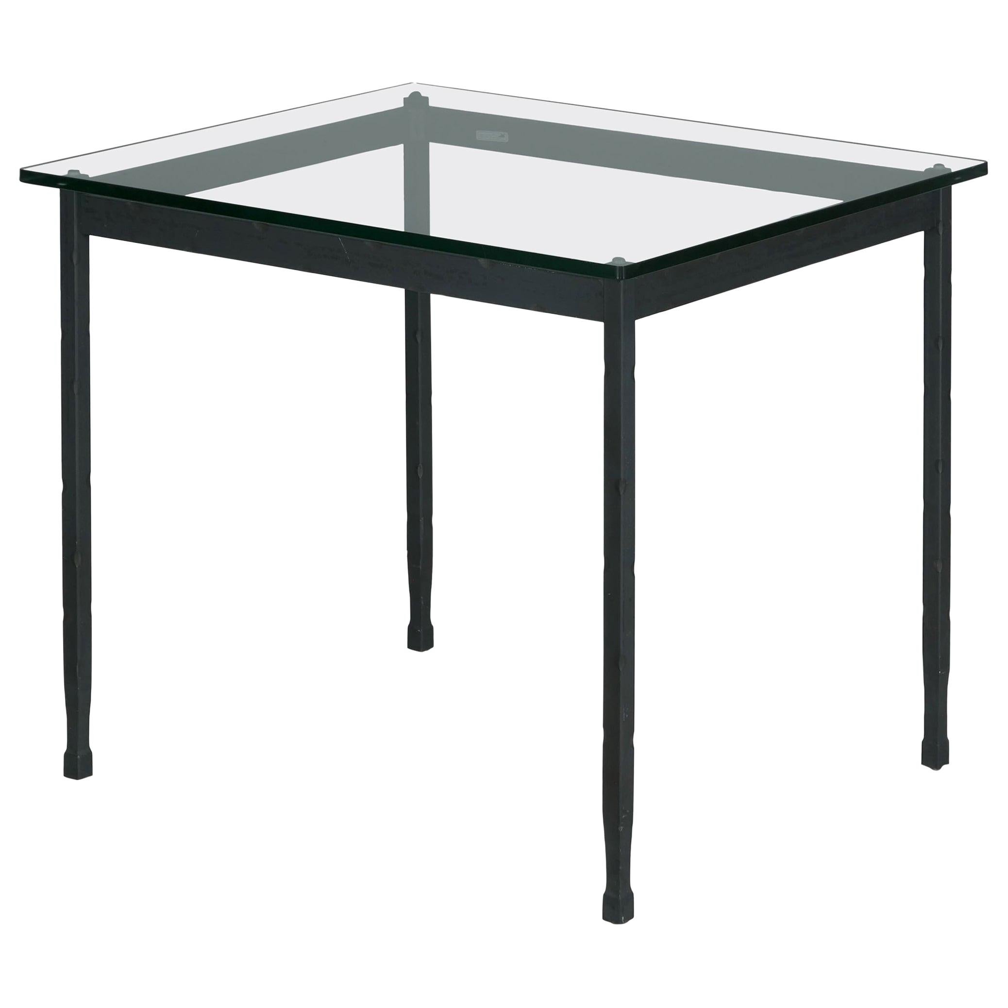 Vintage Modern Iron Side Table For Sale at 1stDibs