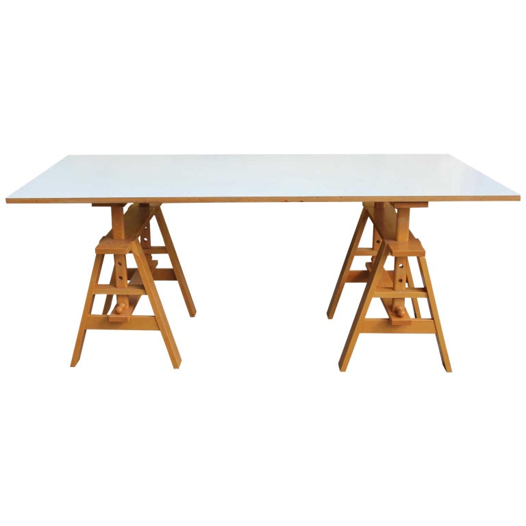 Modern Zanotta "Leonardo" Table by Achille and Pier Giacomo Castiglioni ...