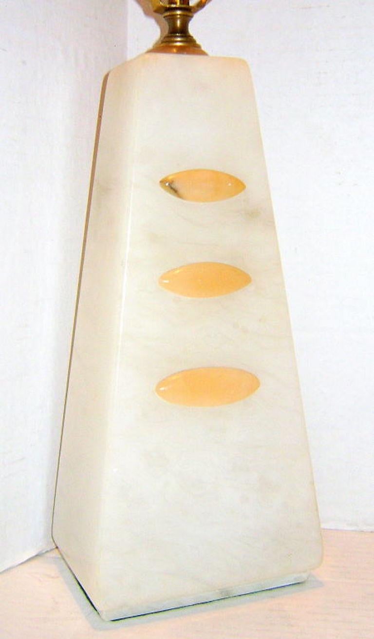 Moderne Alabaster Table Lamps For Sale at 1stDibs