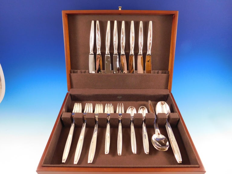 Moderne by Antonio Pineda Mexican Sterling Silver Flatware Set Service ...