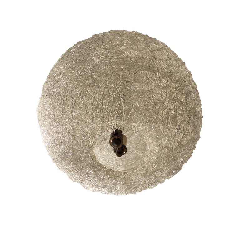 Moderne Lucite Pendant Light Fixture For Sale at 1stDibs