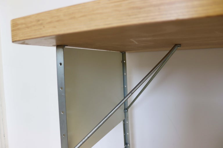 Modernica Case Study Wood and Fiberglass Desk 2 Drawer Modern at 1stDibs