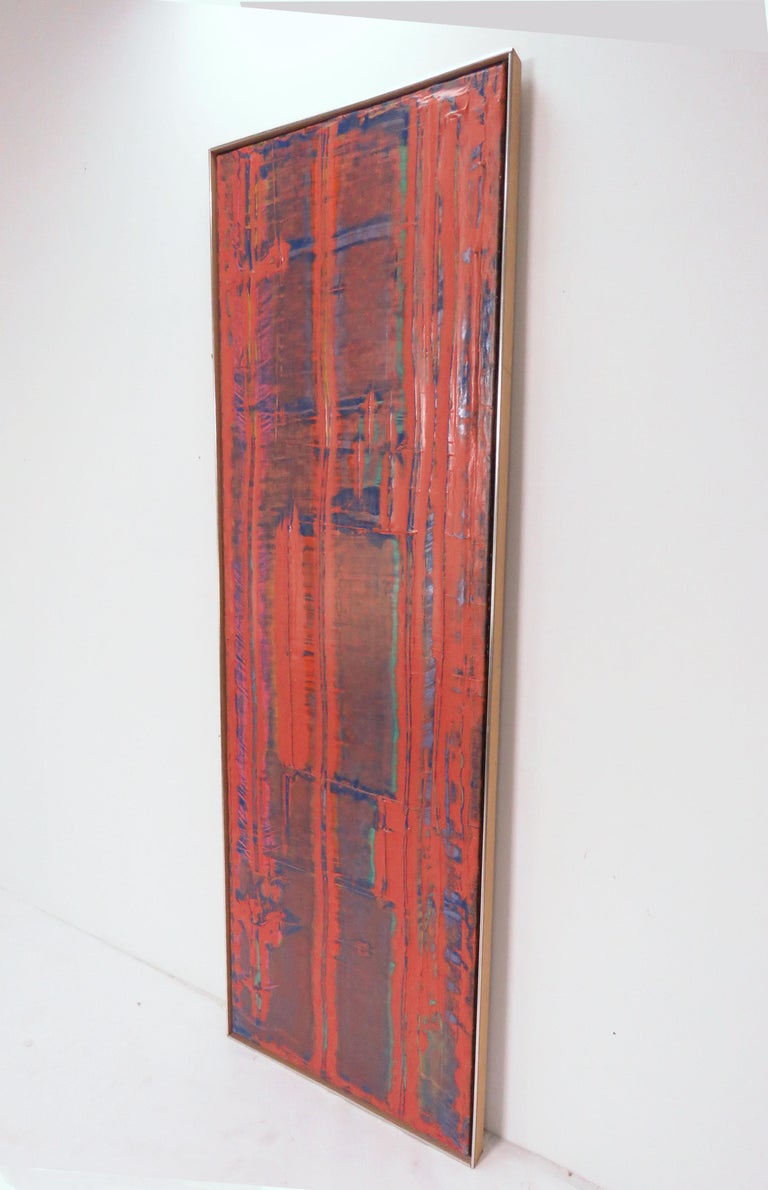 Modernist Abstract Linear Painting by Stephen Achimore For Sale at 1stDibs