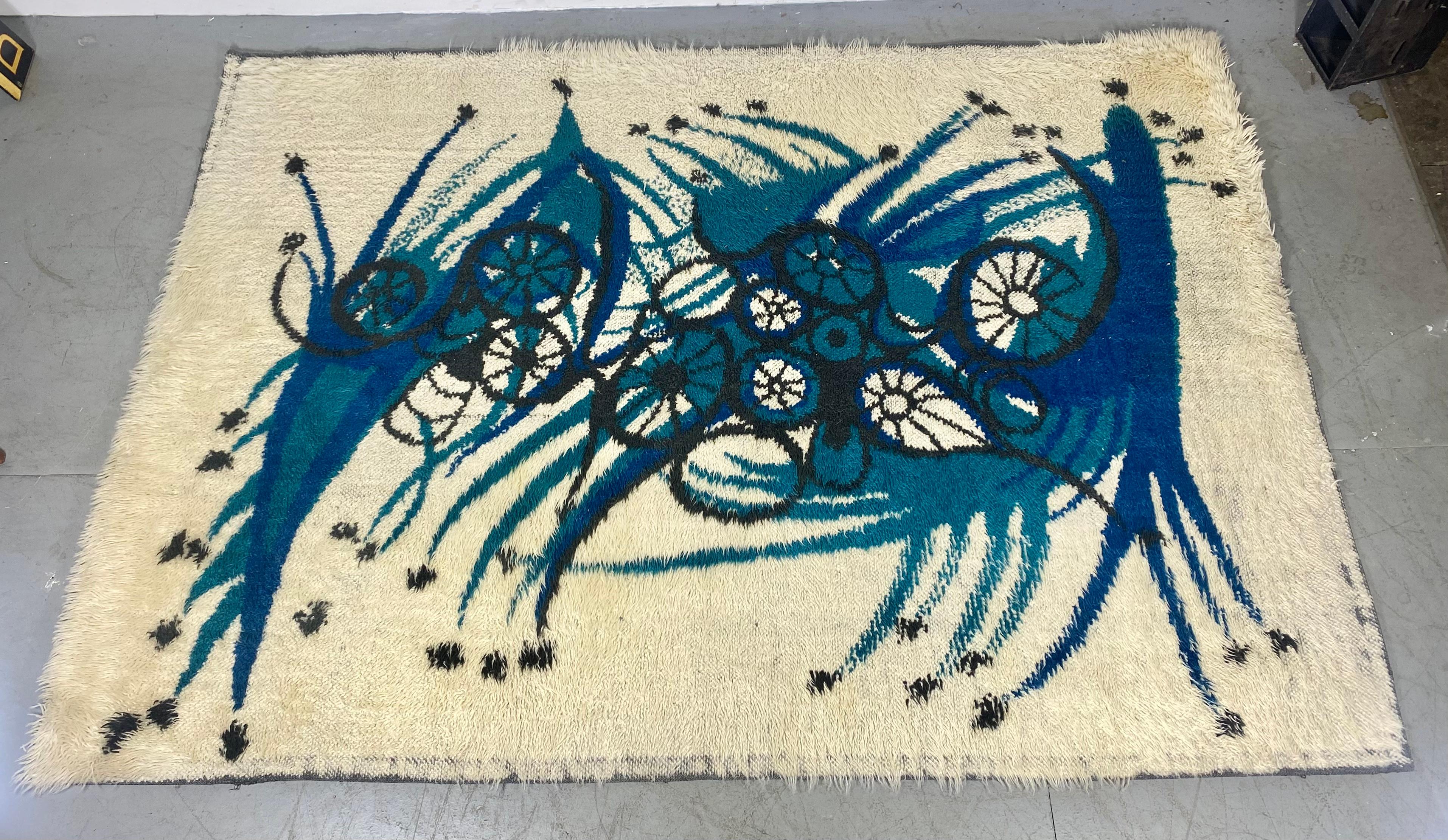 Modernist Abstract Ege Rya For Sale at 1stDibs